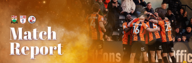 MATCH REPORT | BARNET FC 2-1 CRAWLEY TOWN - Barnet Football Club